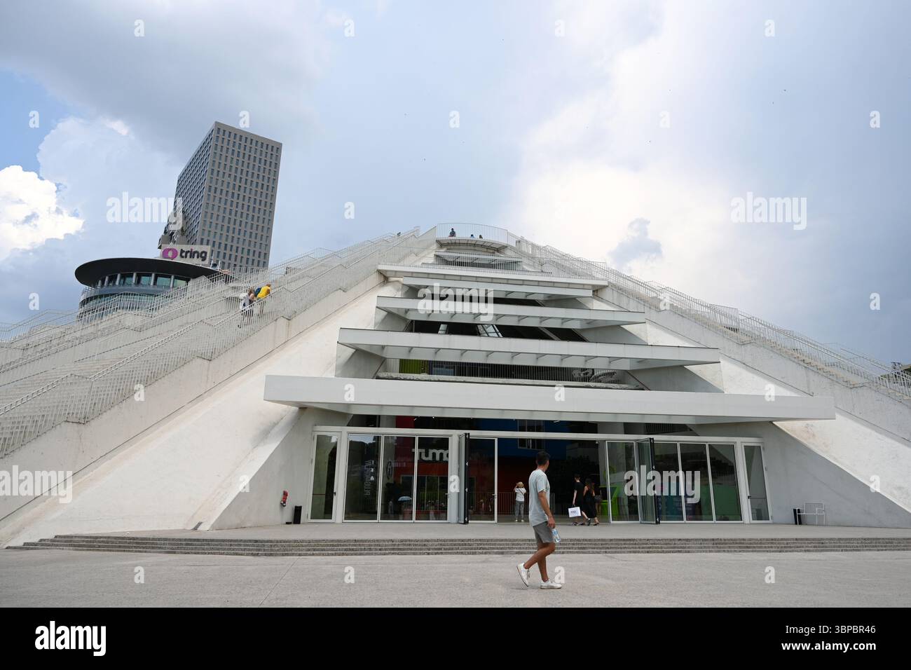 Tirana, Albania - June 20, 2025: The Pyramid of Tirana (Piramida e ...