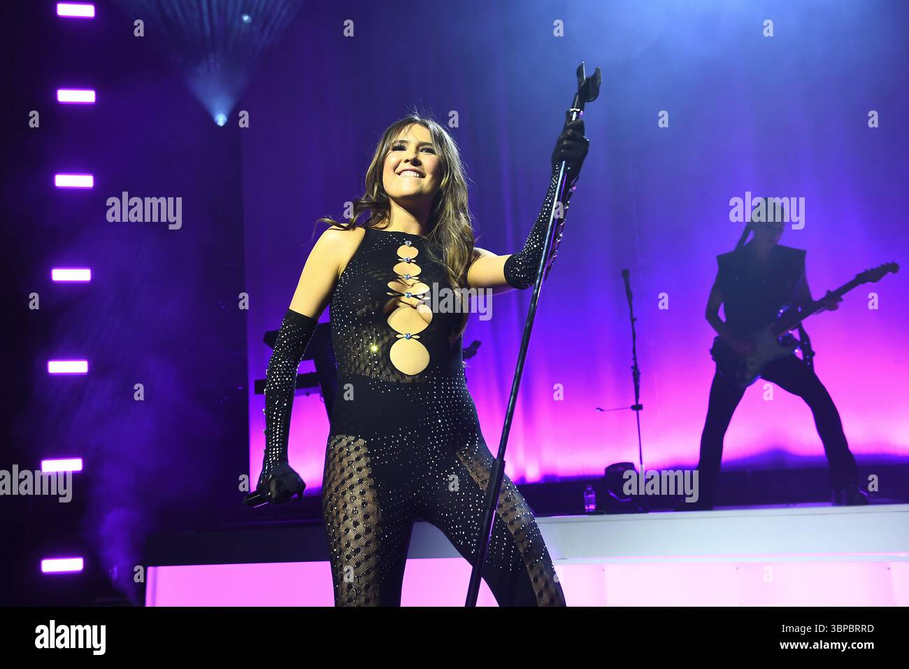 LONDON, ENGLAND - APRIL 24: Mimi Webb performing at Eventim Apollo on ...