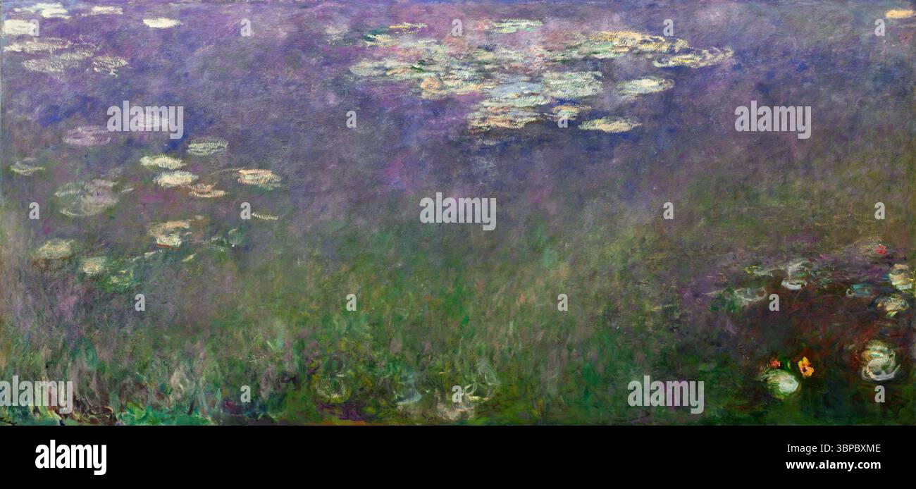 Water Lilies (Agapanthus). Claude Monet. c. 1915–26 Stock Photo - Alamy