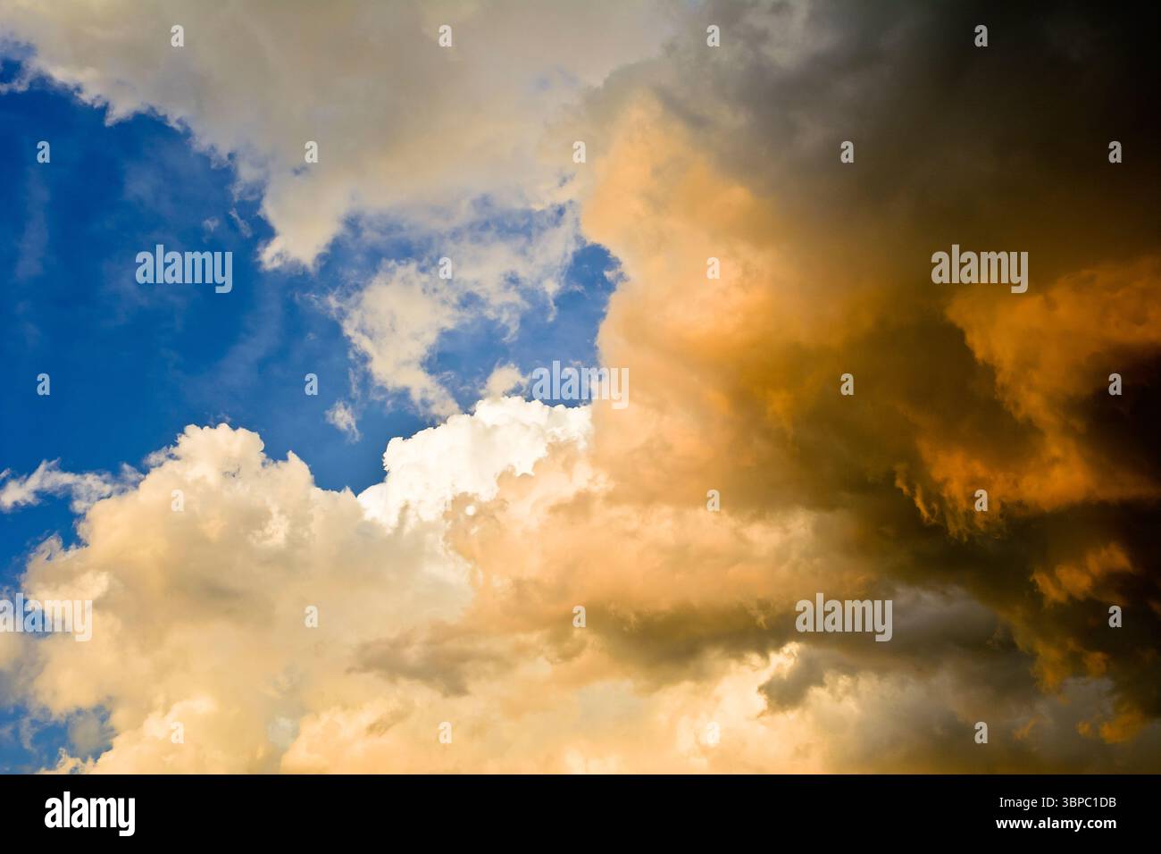 Aerial timelapse fluffy white clouds hi-res stock photography and ...