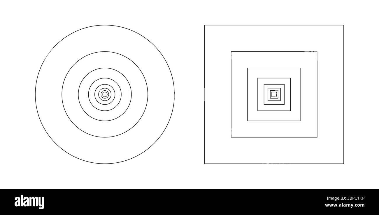 Set Of Golden Ratio Template Circles And Squares Method Golden Section Fibonacci Array