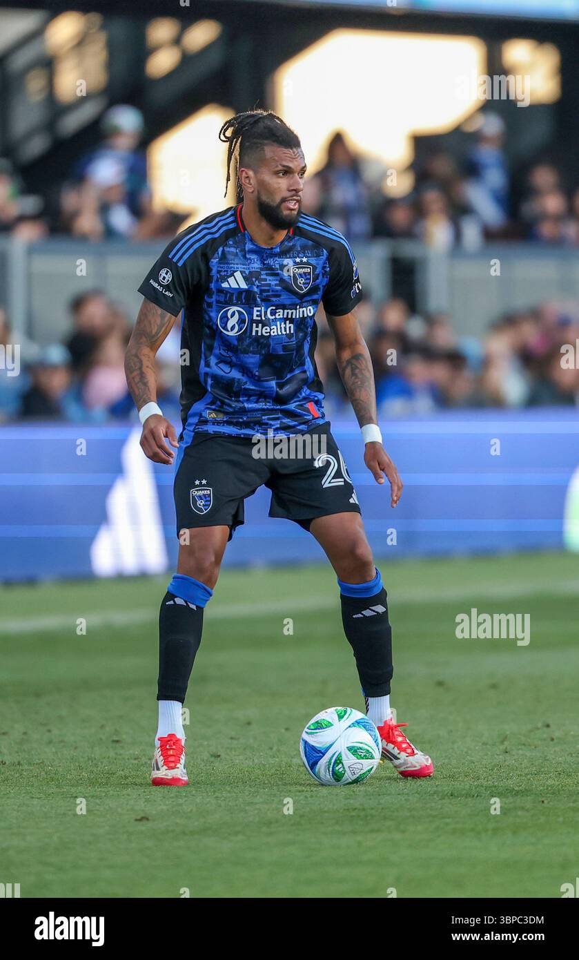 July 5, 2025, San Jose, California, U.S: San Jose Earthquakes Defender ...