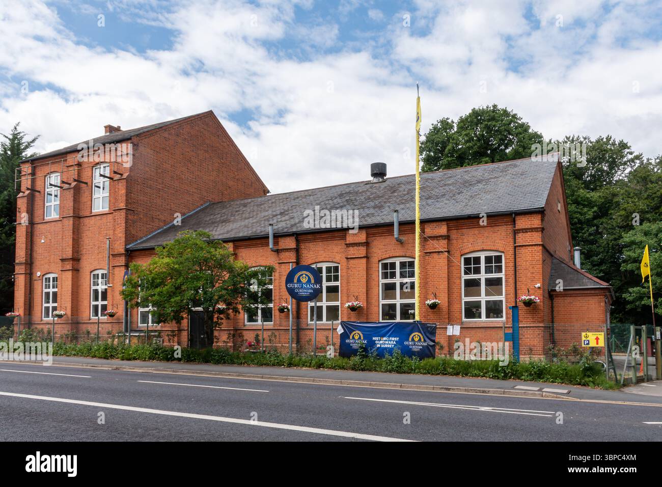 Guru Nanak Gurdwara in Camberley, Surrey, England, UK, spiritual centre ...