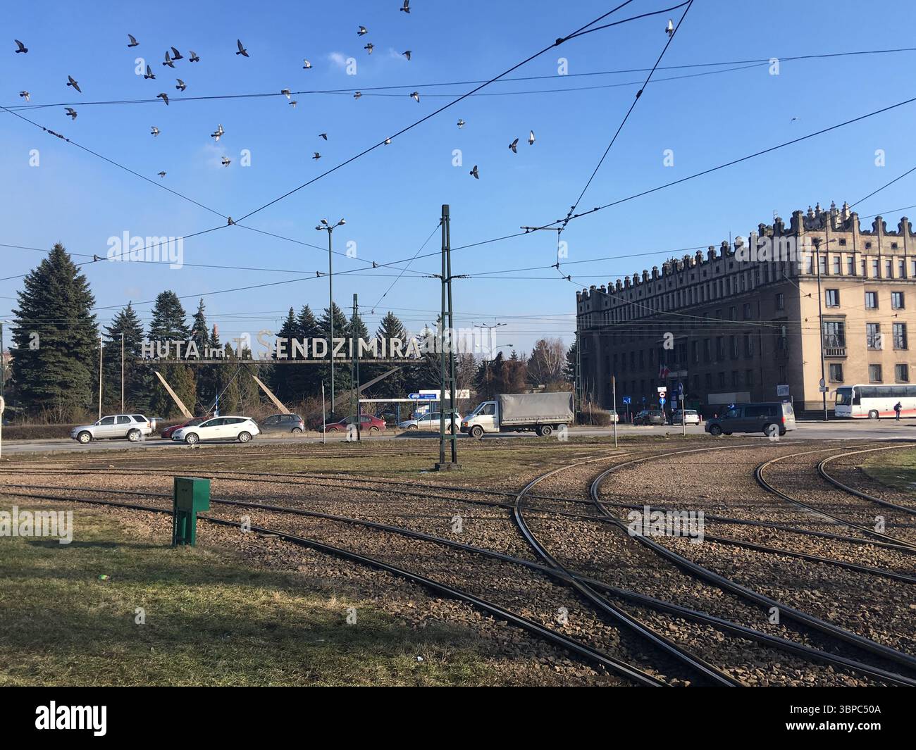 Towering steel structures of the former Lenin (now Tadeusz Sendzimir ...
