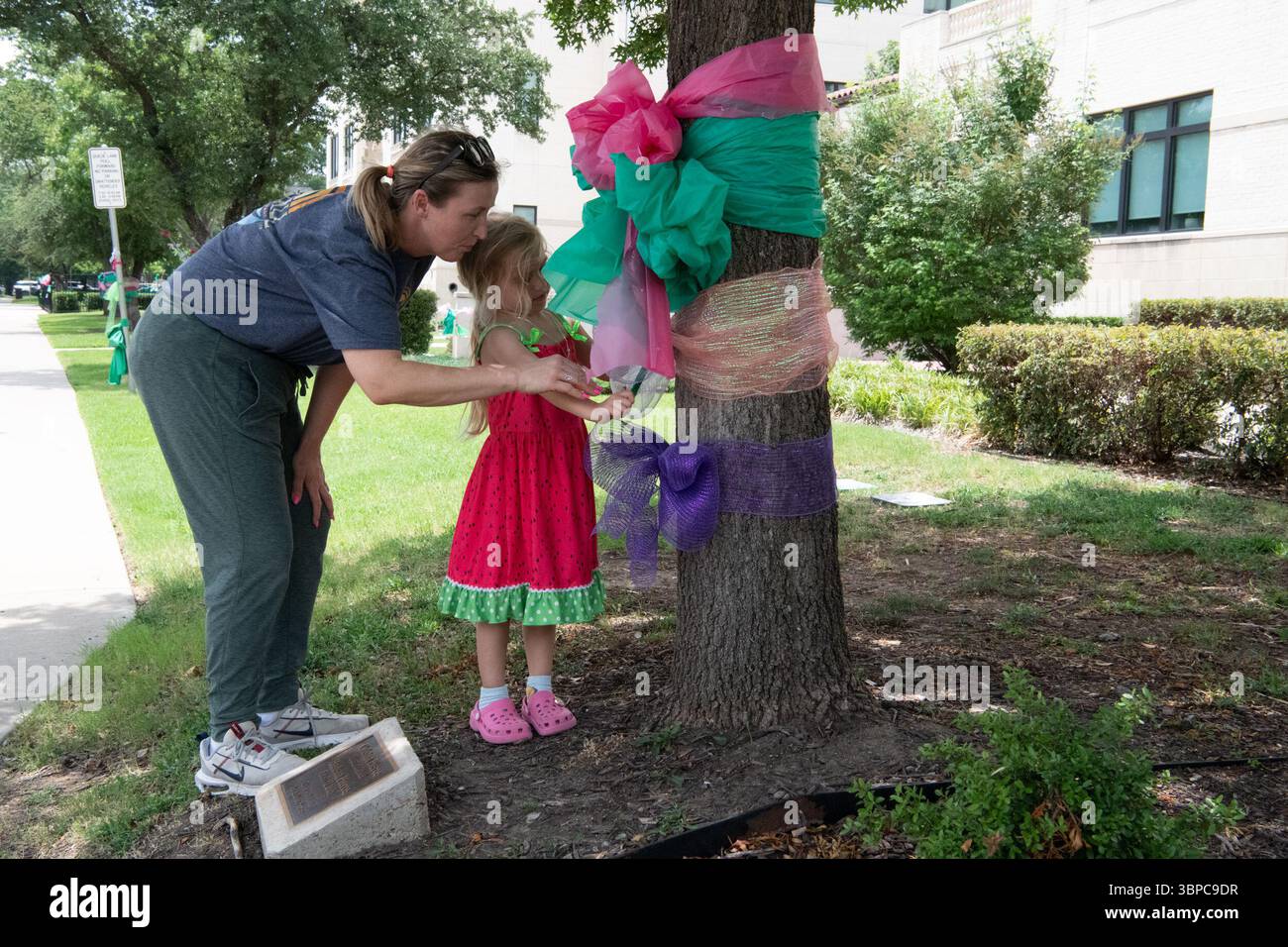 July 7, 2025, Highland Park (Dallas, Texas, USA: Eloise Peck and Lila ...