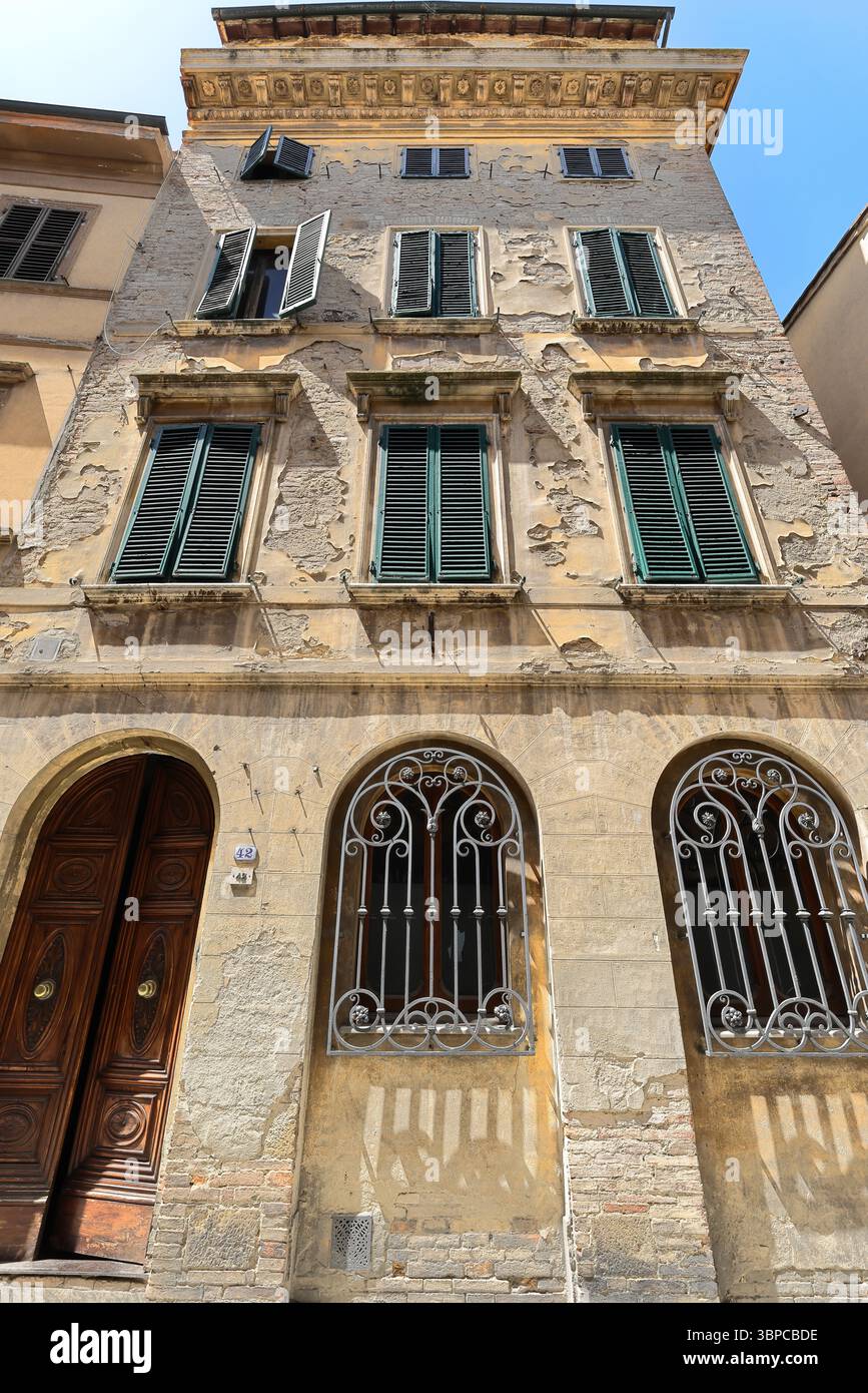 Plaster wood and metal painted and varnished hi-res stock photography ...