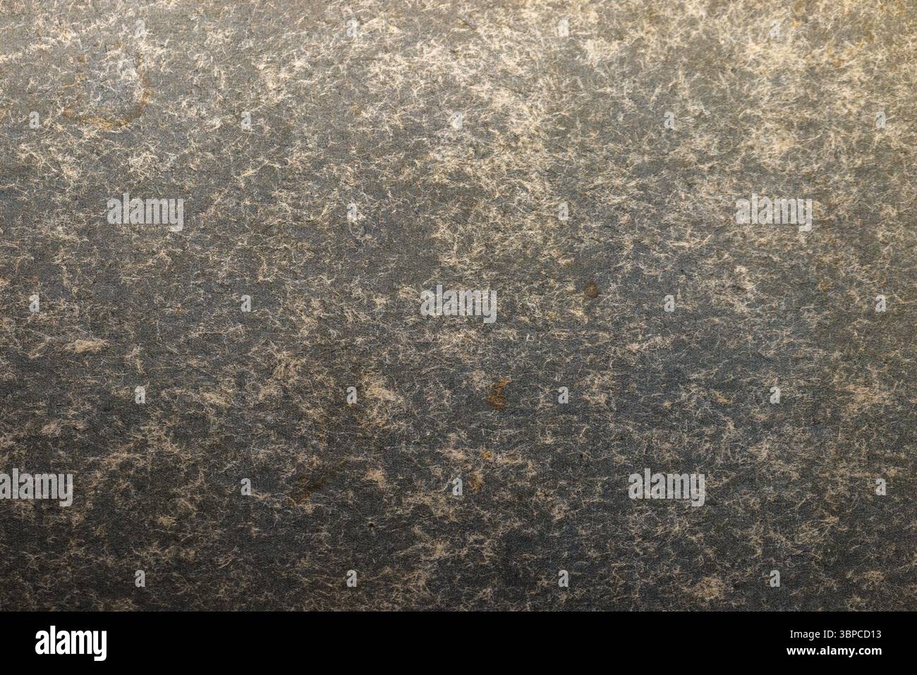 Detailed close-up of an aged book cover surface displaying a textured ...