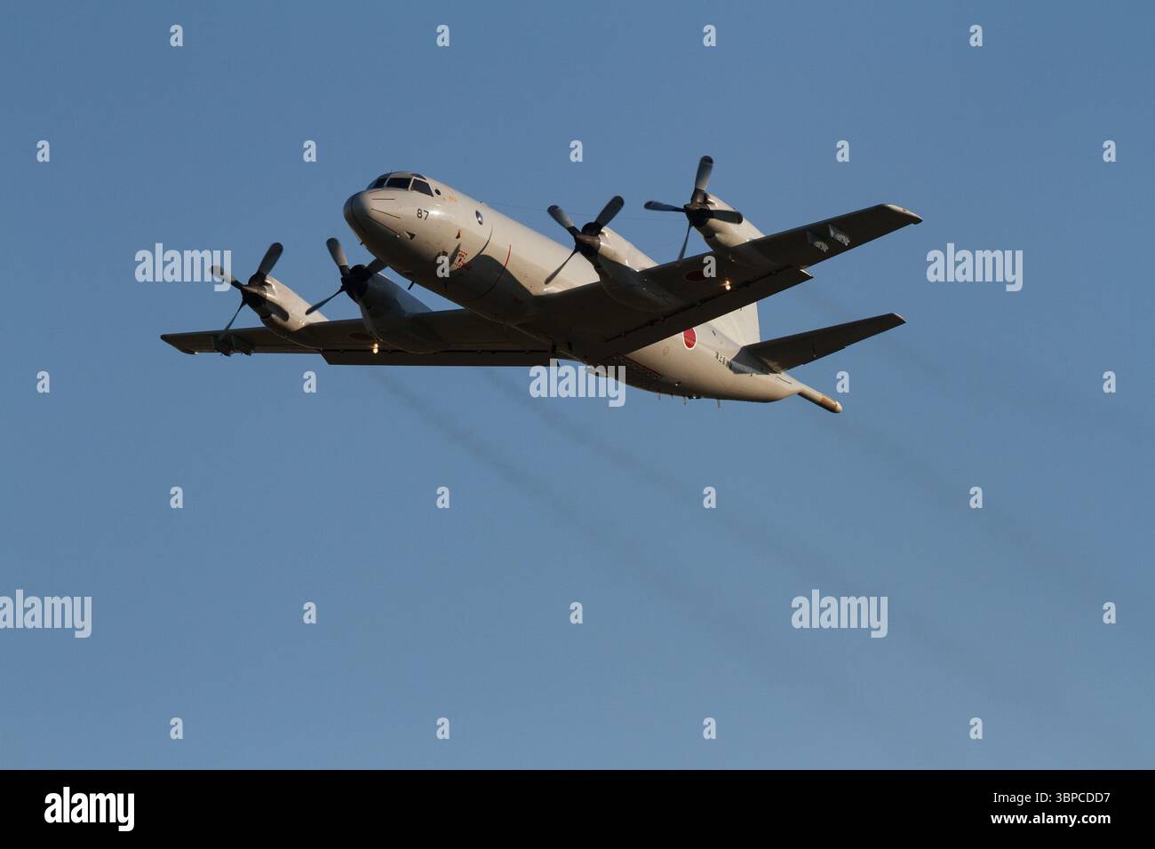 A Lockheed P-3C Orion Maritime reconnaissance aircraft with the ...