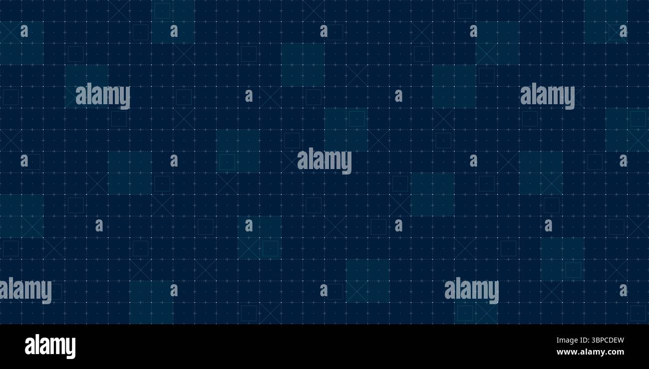 Futuristic grid HUD with blue lines and digital tech interface ...