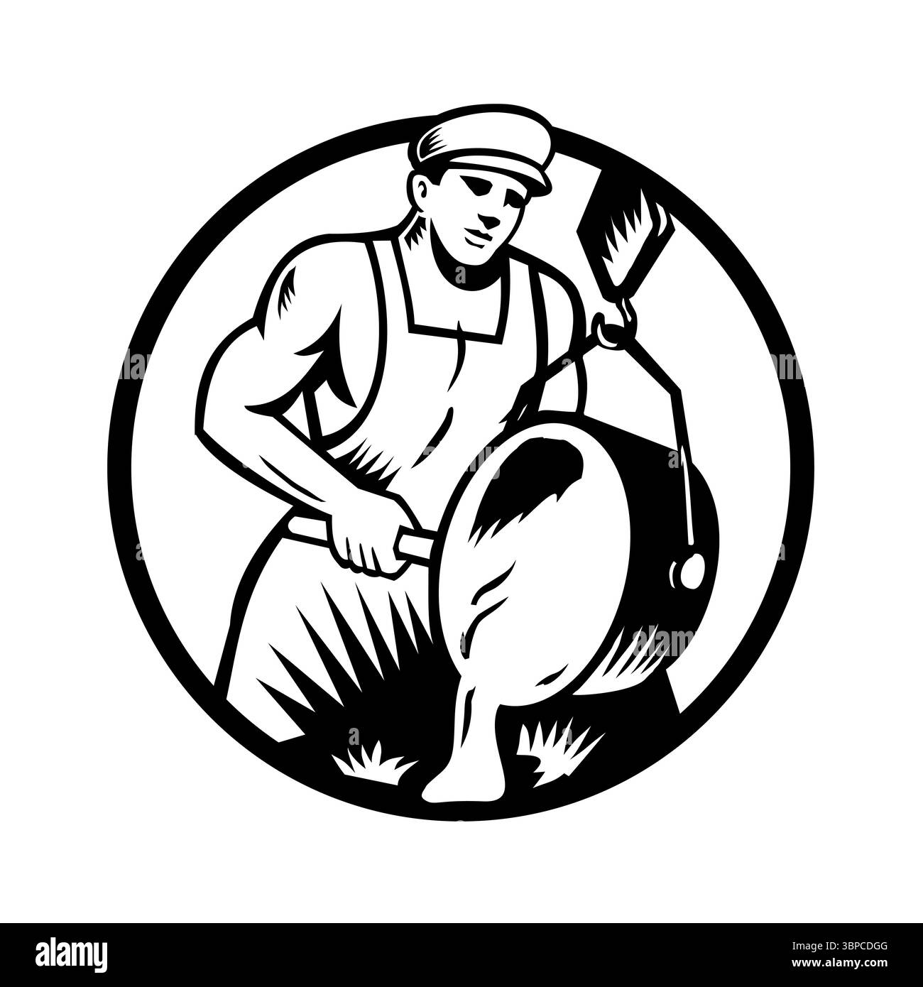 Foundry molten metal in Cut Out Stock Images & Pictures - Alamy