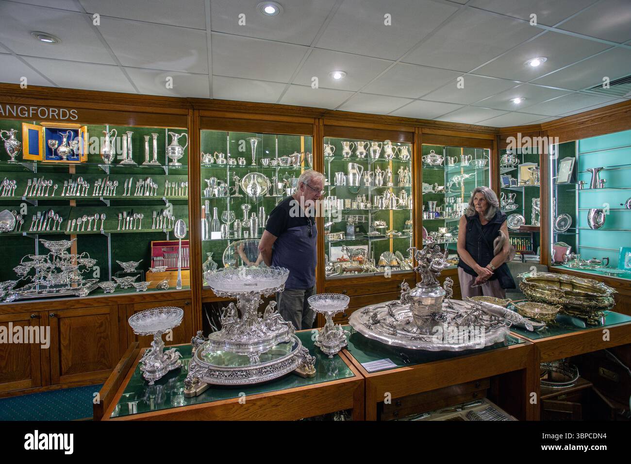 Langfords Silver Vault, London Stock Photo - Alamy
