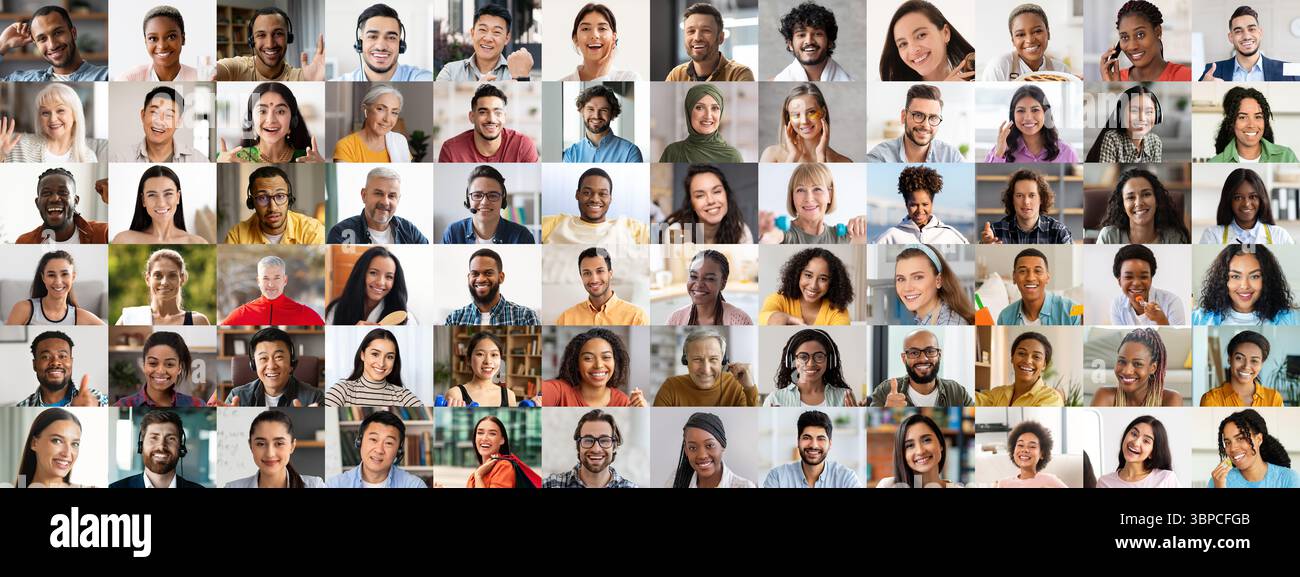 Celebrating diversity portraits joyful hi-res stock photography and ...