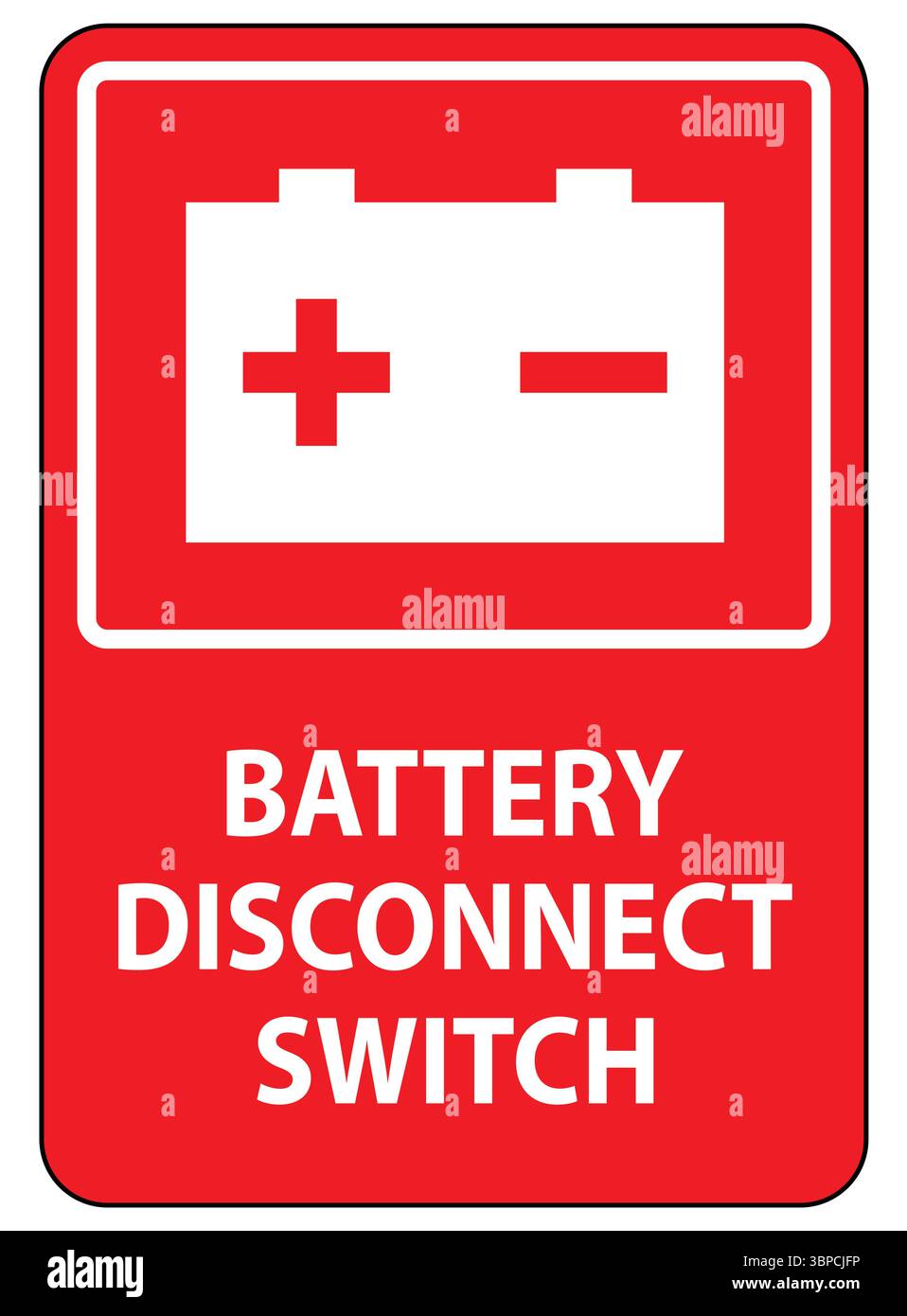 Electrical disconnect instruction Cut Out Stock Images & Pictures - Alamy