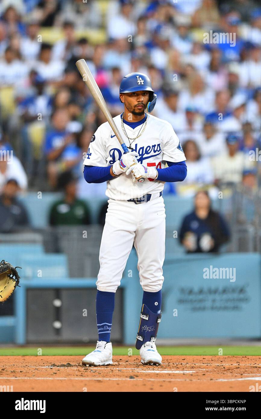 LOS ANGELES, CA - JULY 02: Los Angeles Dodgers shortstop Mookie Betts ...