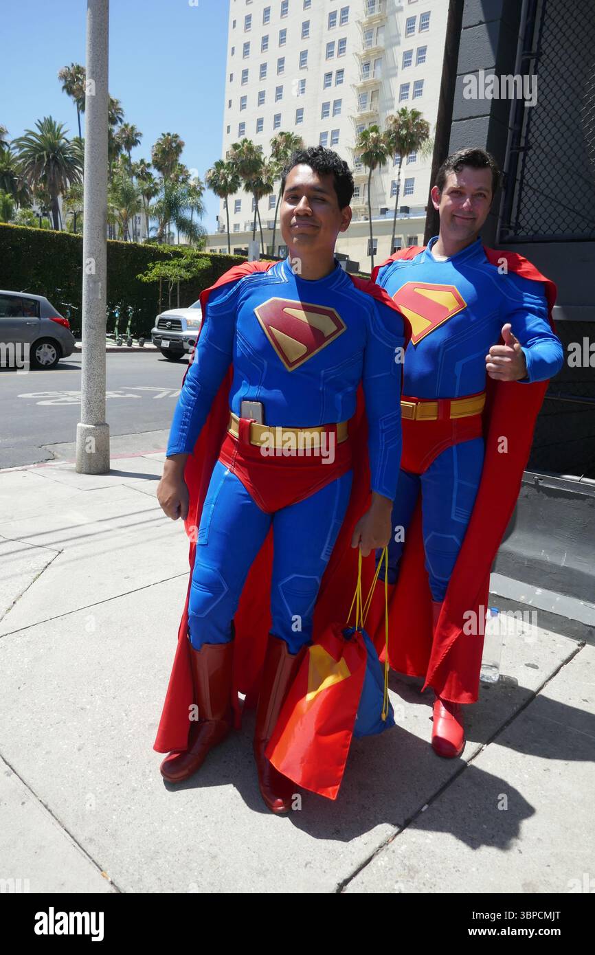 Los Angeles, California, USA 7th July 2025 Superman Costumes at ...
