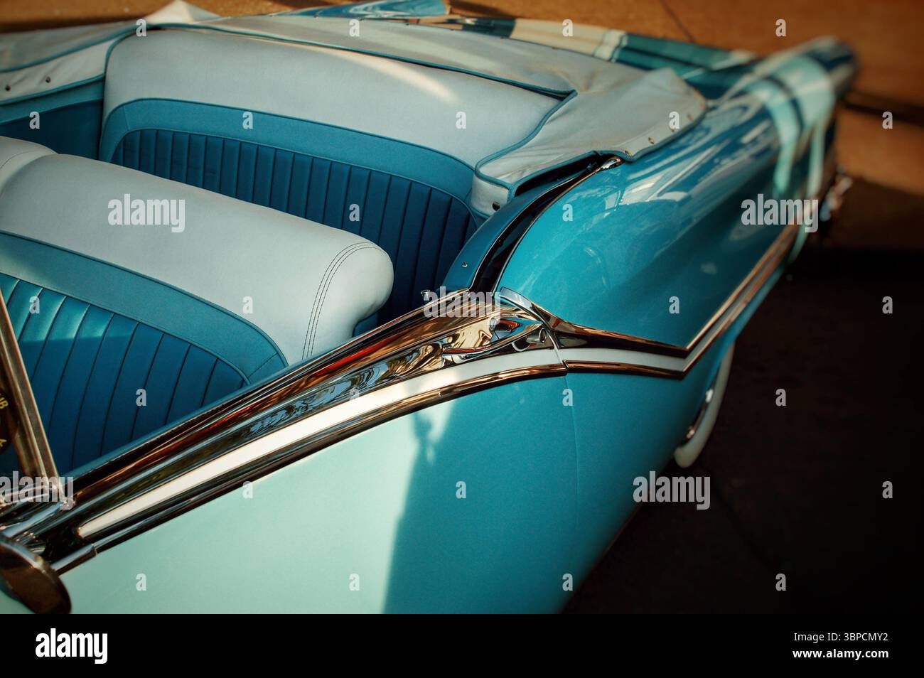 Mid 1950's Oldsmobile convertible classic car Stock Photo - Alamy