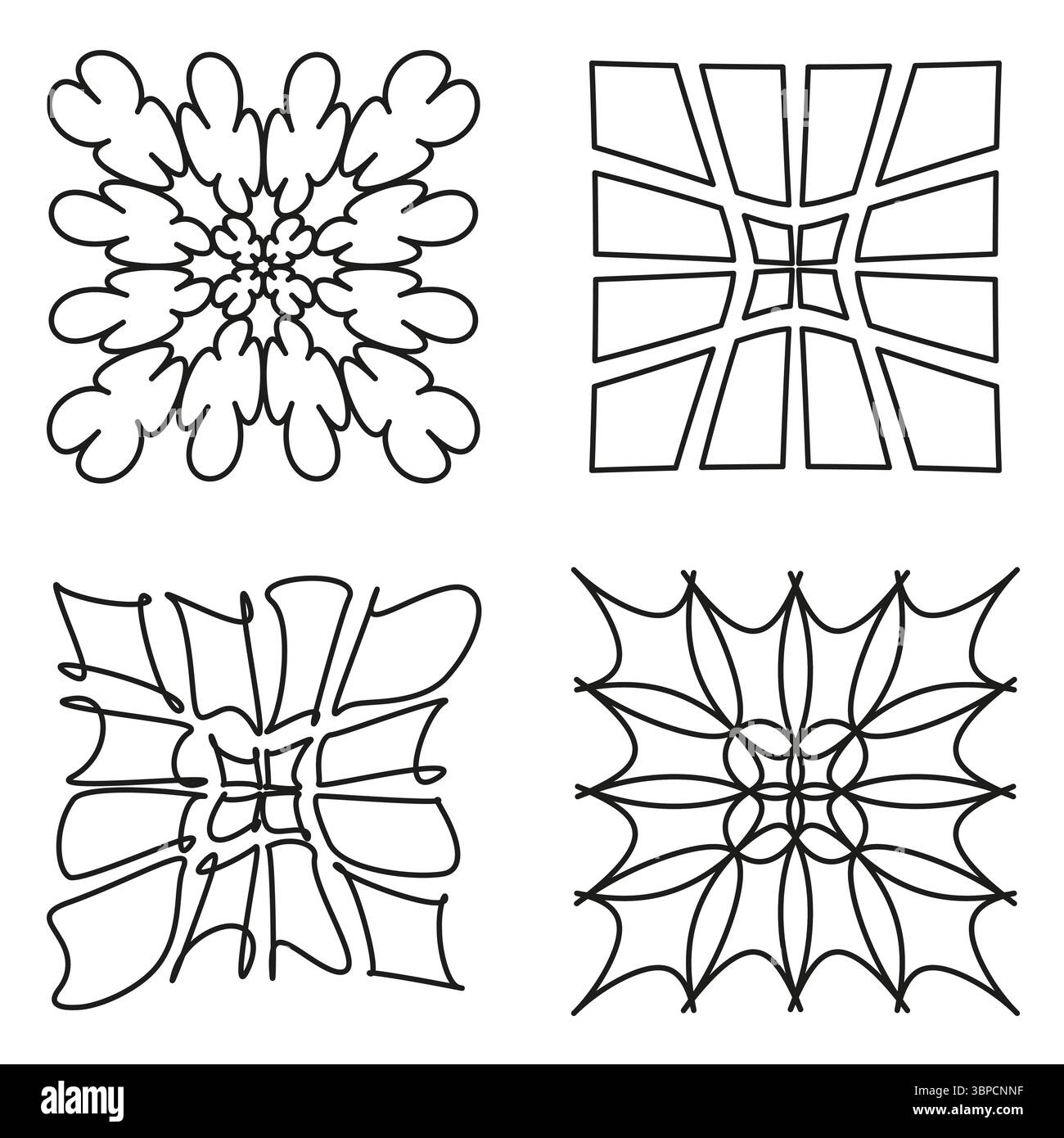 Entangled tessellation icon. Intricate floral mesh. Starry grid Vector ...