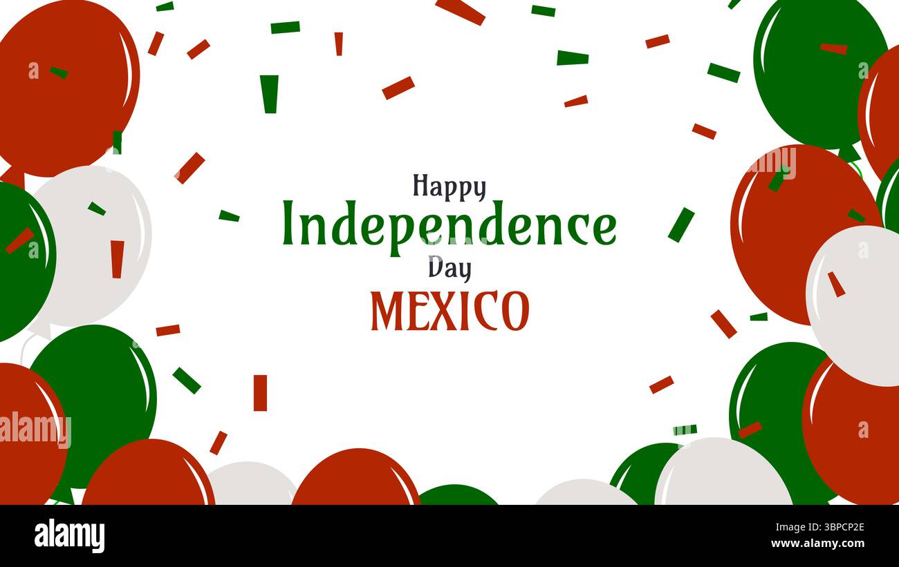 Mexican Independence Day Viva Mexico Fiesta 16th. Design template ...