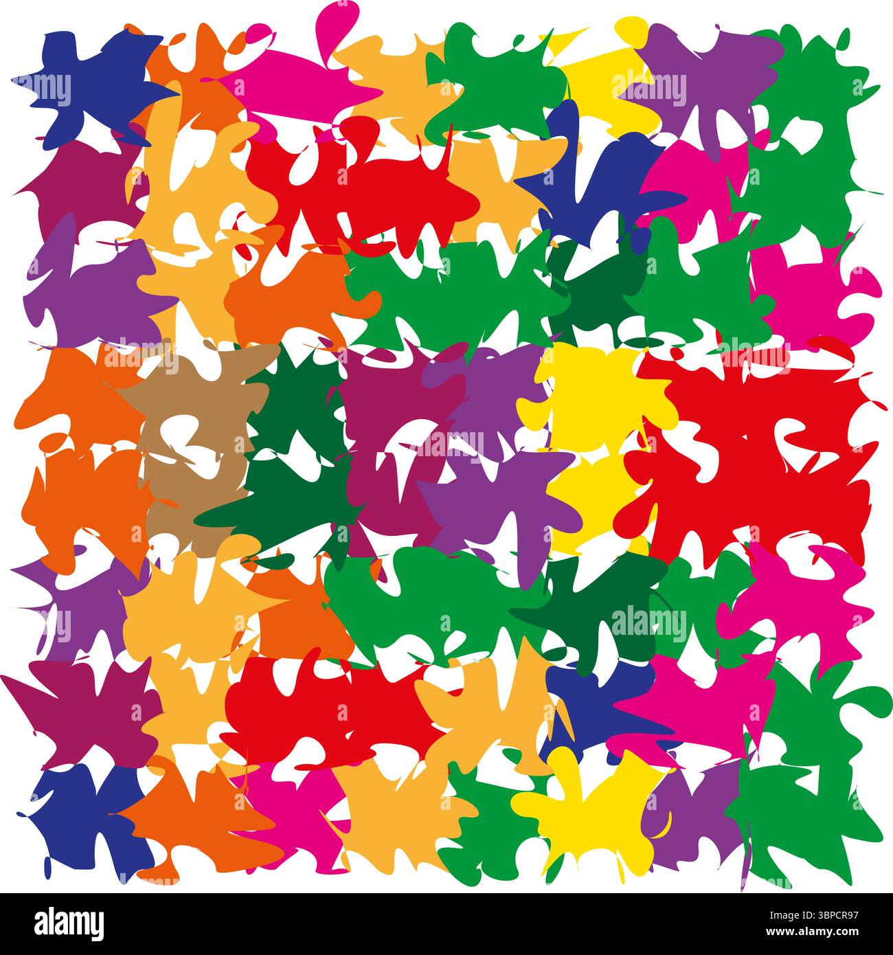 Vivid arrow storm. Color origami flight. Chaotic pattern Vector ...