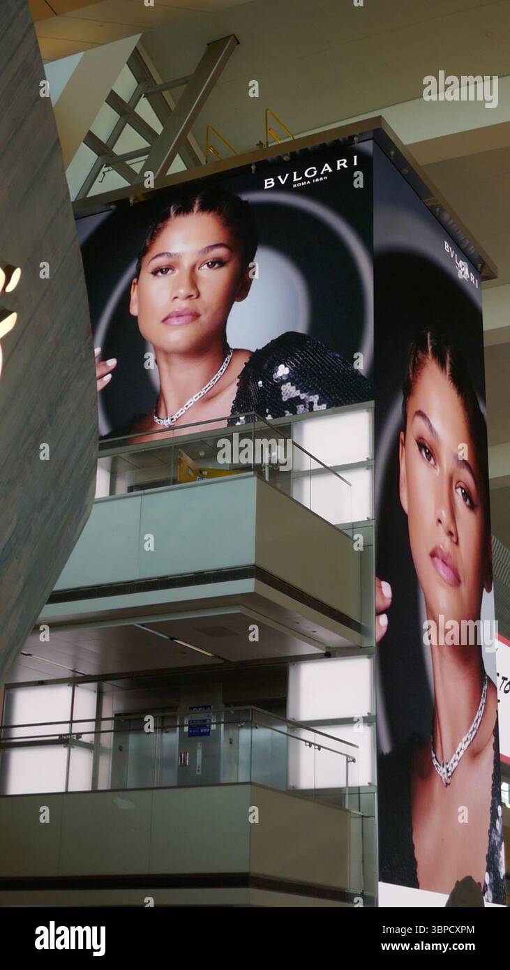 Los Angeles, California, USA 24th May 2025 Zendaya Bvlgari Billboard at ...