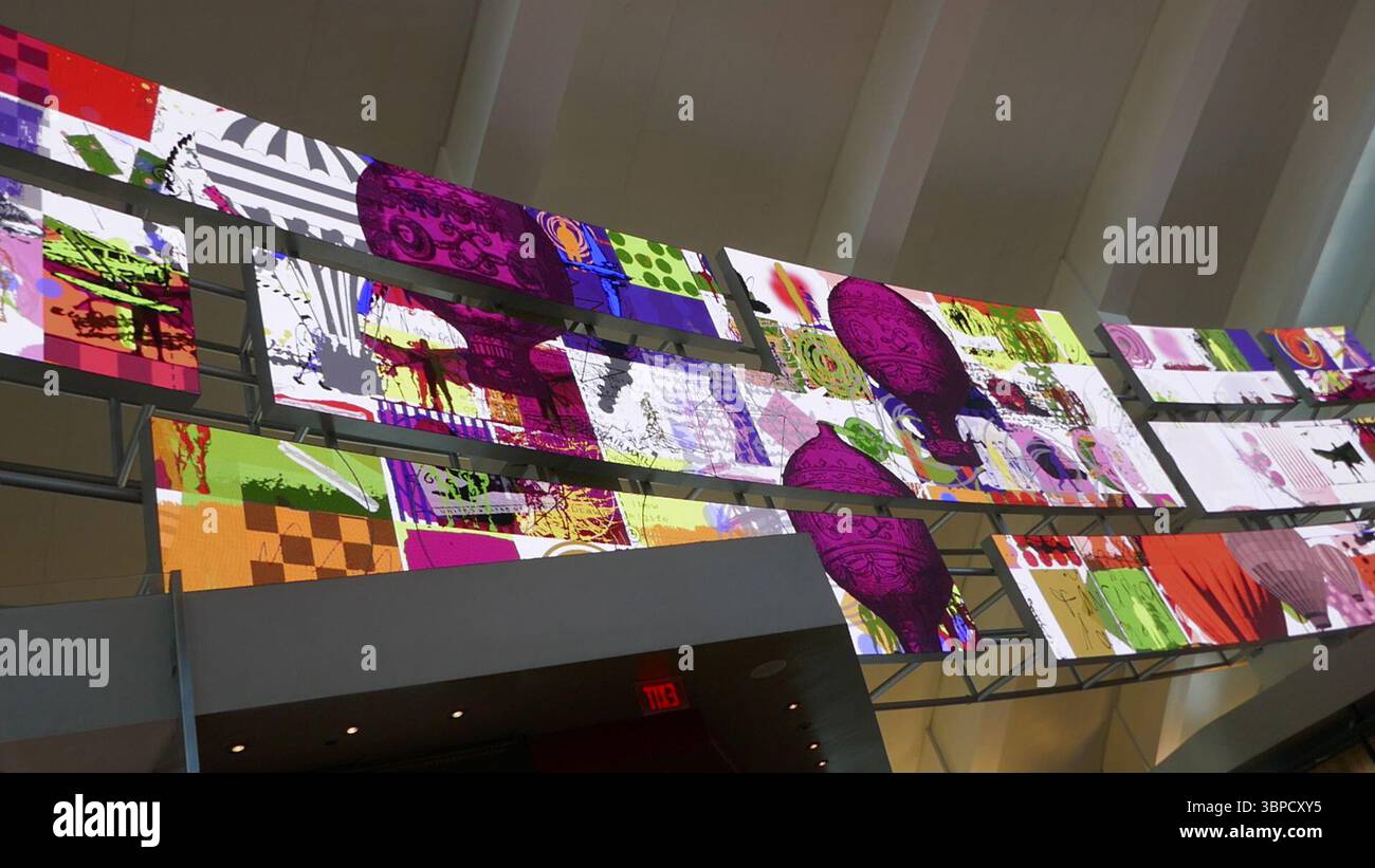 Los Angeles, California, USA 24th May 2025 Mural at LAX International ...