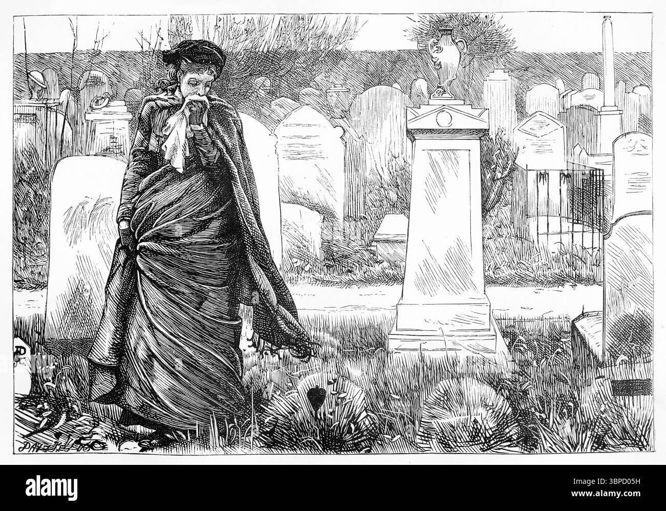 Mourning family Black and White Stock Photos & Images - Alamy