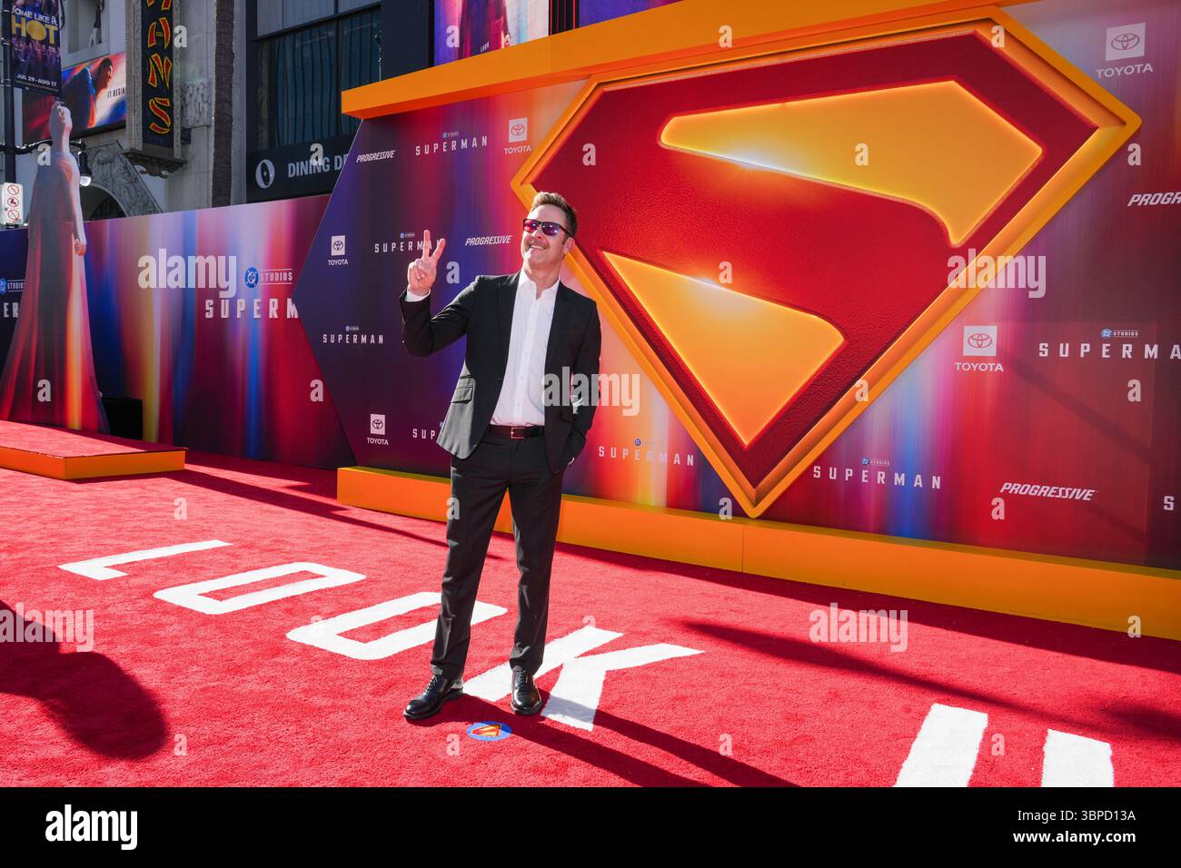 Michael Rosenbaum arrives at the premiere of "Superman" on Monday, July ...