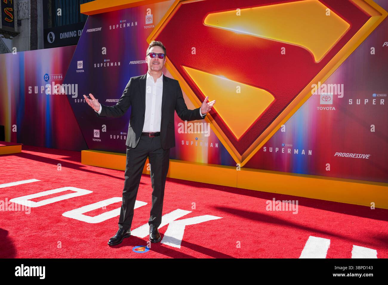 Michael Rosenbaum arrives at the premiere of "Superman" on Monday, July ...