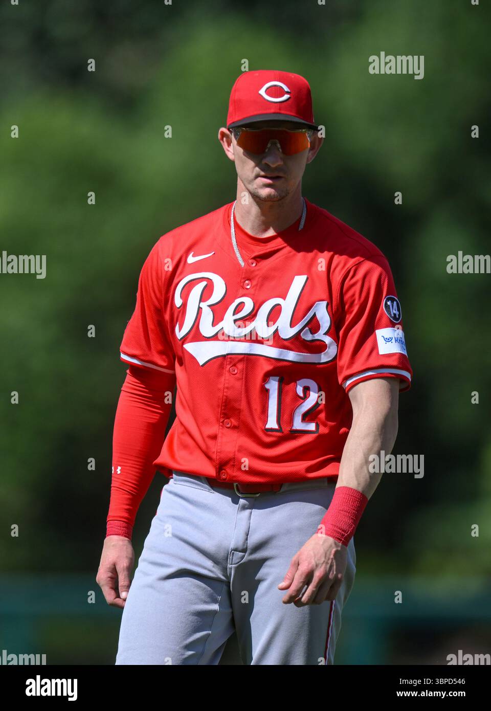 PHILADELPHIA, PA - JULY 05: Cincinnati Reds outfielder Austin Hays (12 ...