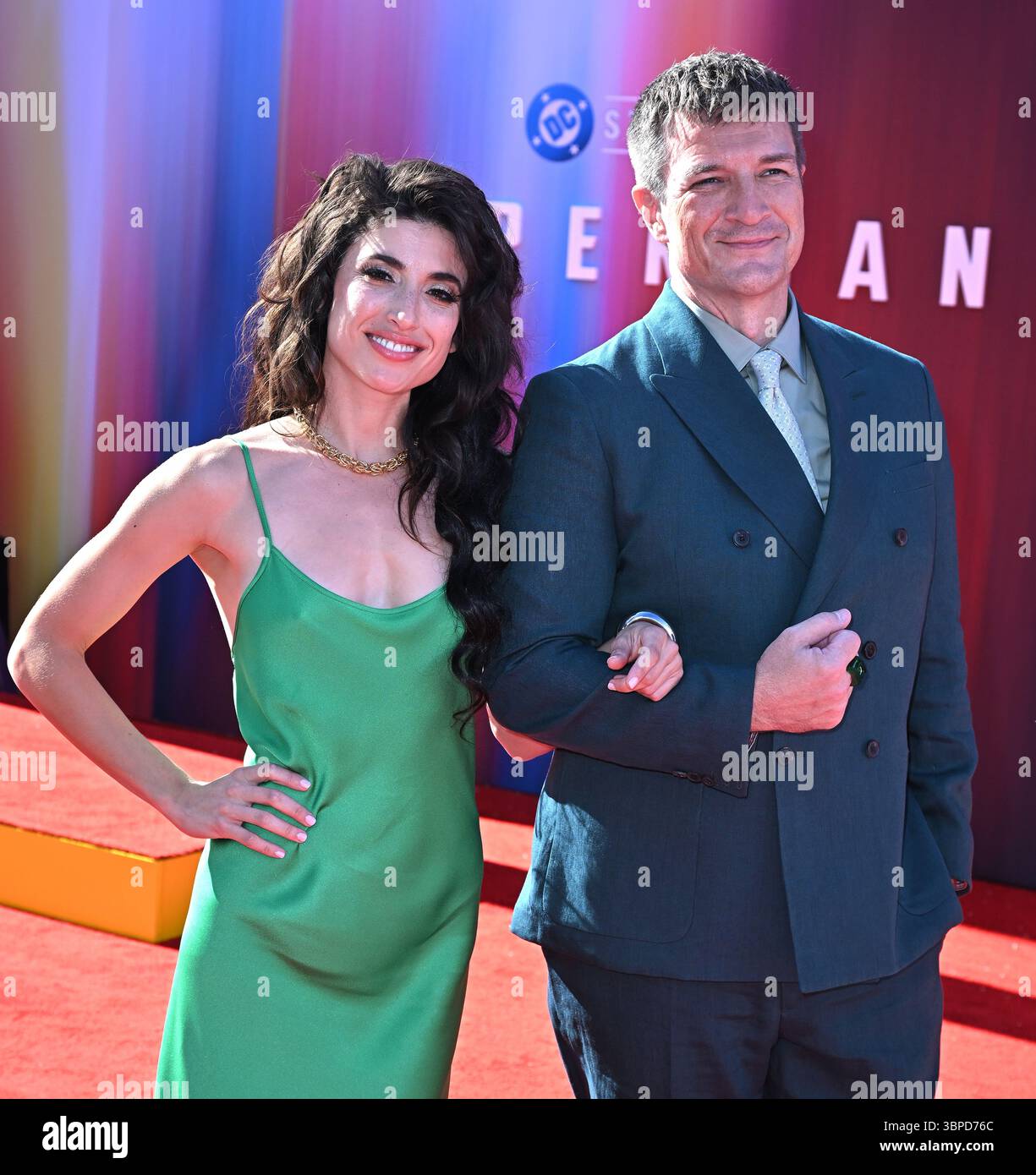 Hollywood, USA. 07th July, 2025. Tania Raymonde and Nathan Fillion ...