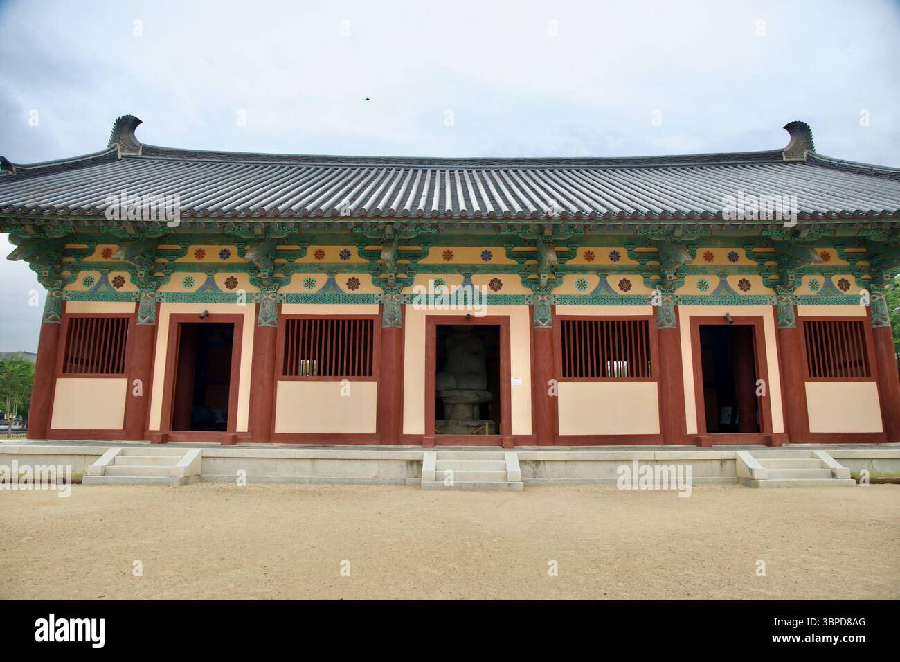 Buyeo County, South Korea - June 13th 2025: The front view of the ...