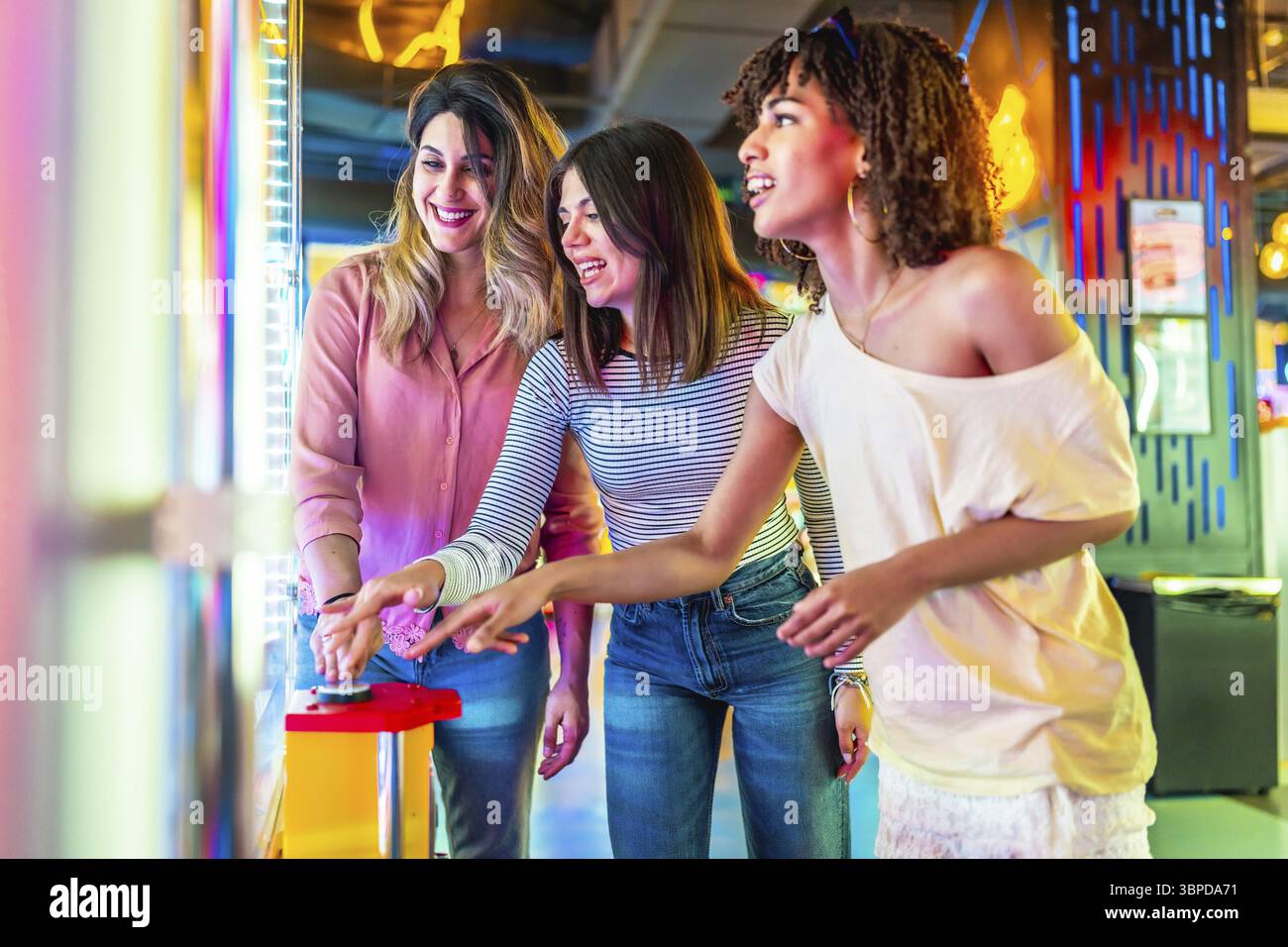 Female friends creating joyful memories hi-res stock photography and ...