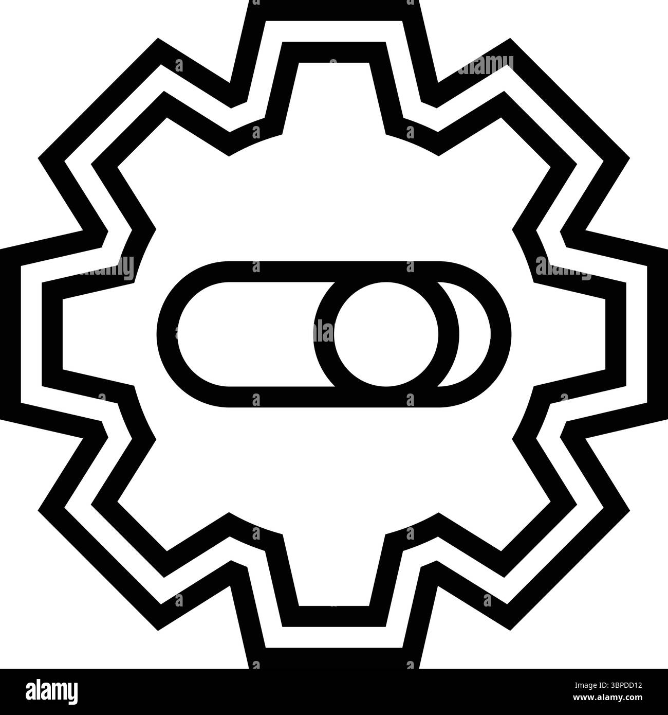 quick setup line icon vector illustration Stock Vector Image & Art - Alamy