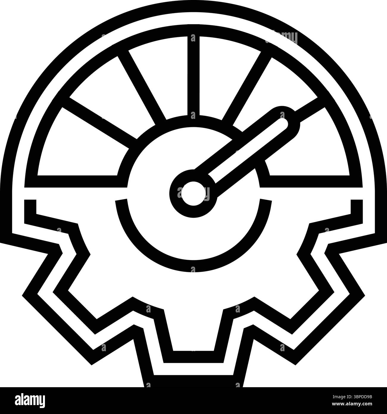 fast setup line icon vector illustration Stock Vector Image & Art - Alamy