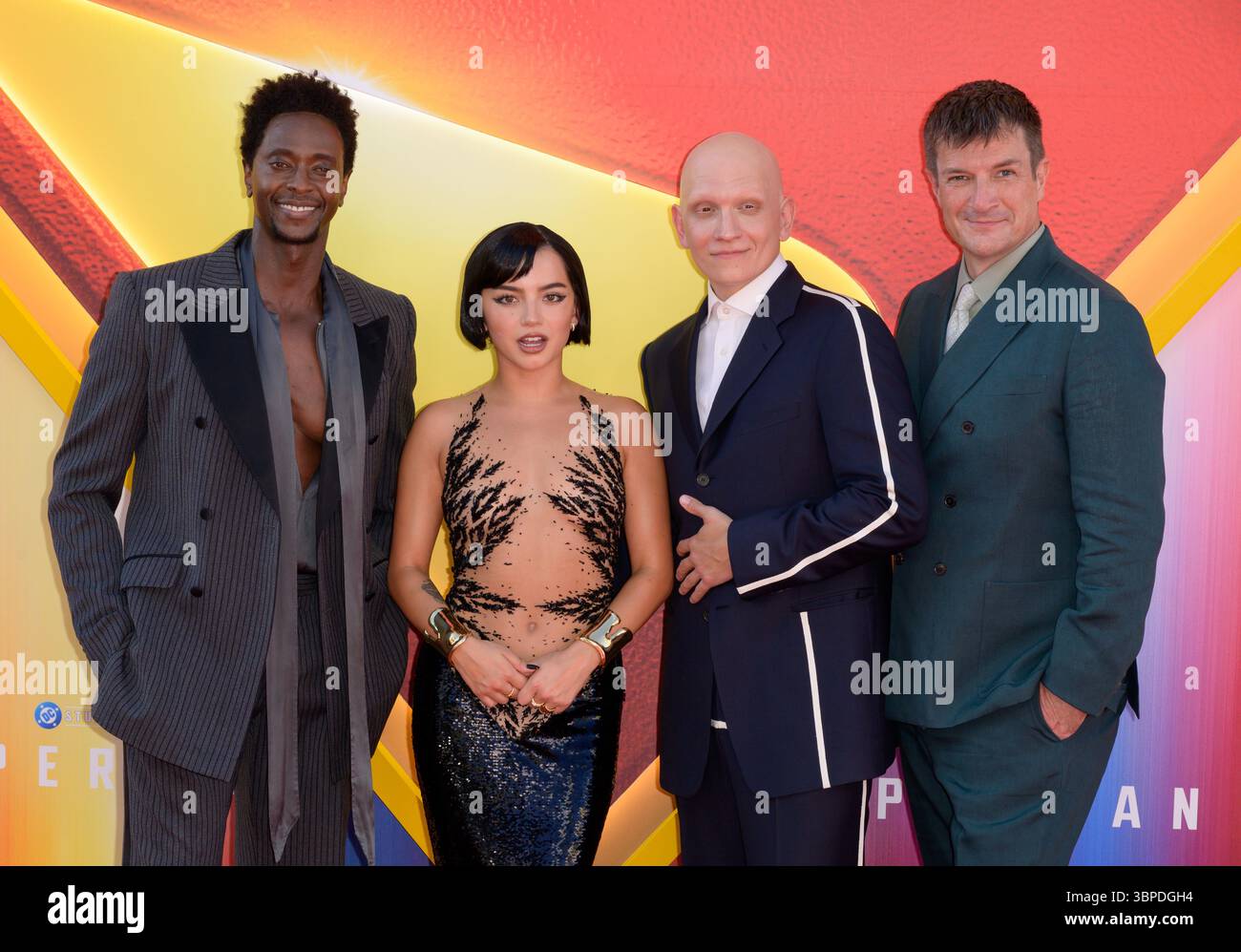 Los Angeles, USA. 07th July, 2025. LOS ANGELES, USA. July 07, 2025: Edi Gathegi, Isabela Merced ...