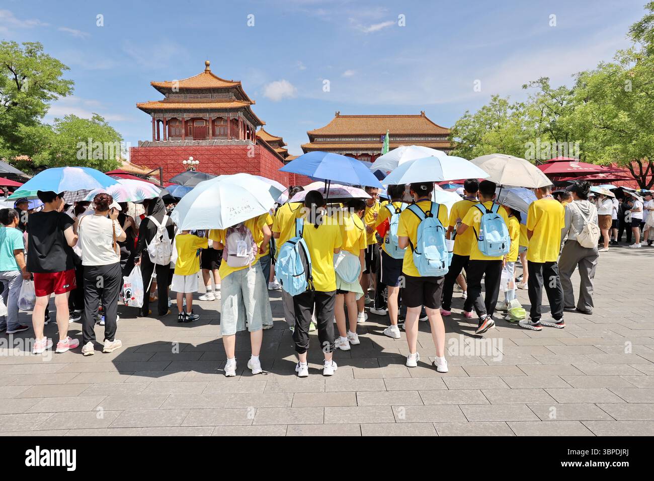 Tourists visit the Palace Museum amid hotwave in Beijing, China, 5 July ...