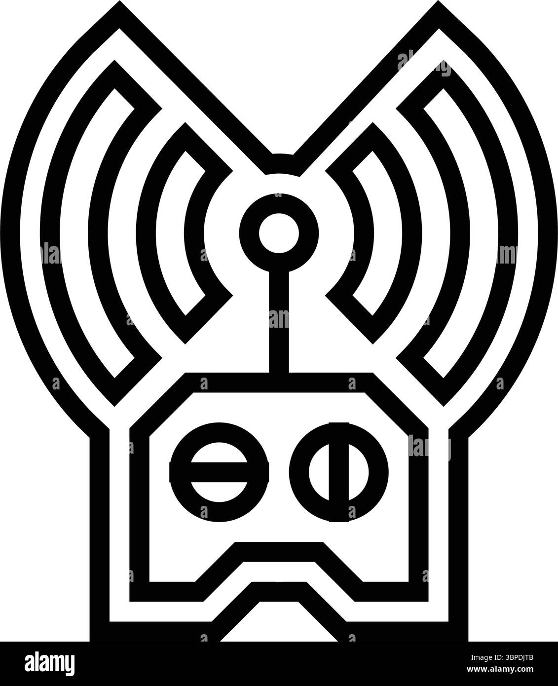 remote control line icon vector illustration Stock Vector Image & Art ...