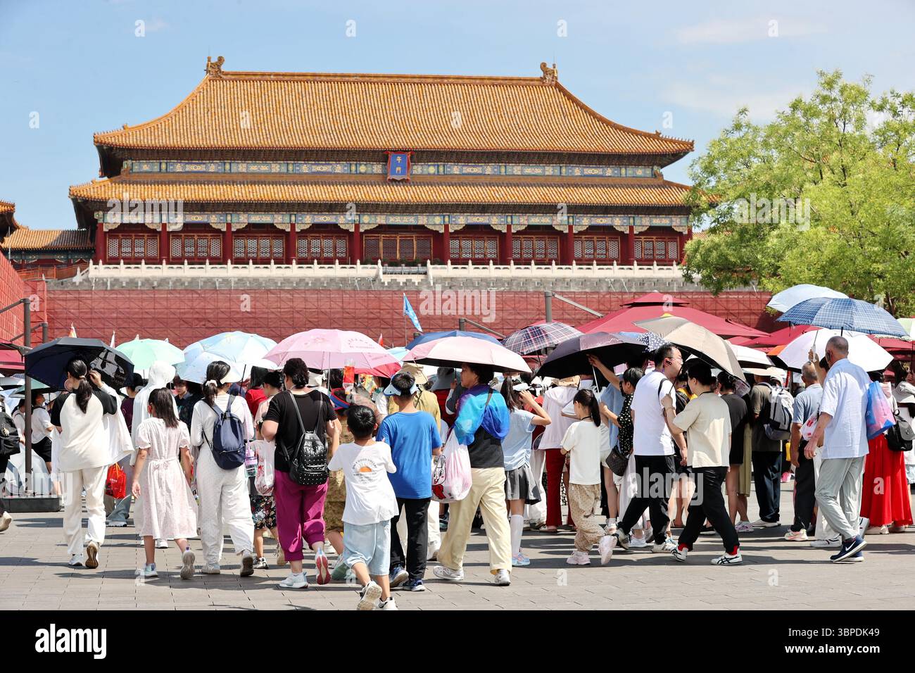 Tourists visit the Palace Museum amid hotwave in Beijing, China, 5 July ...