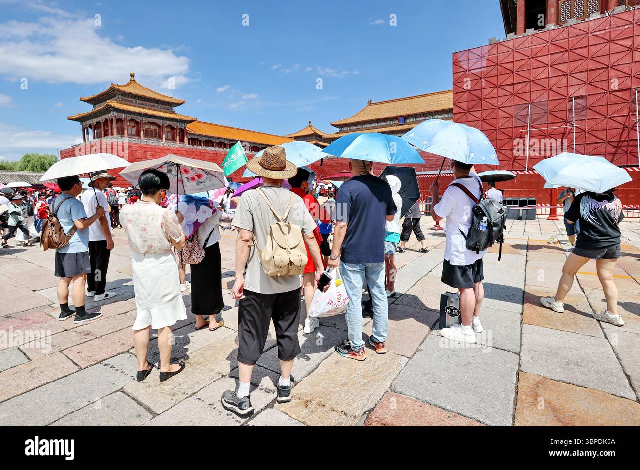 Tourists visit the Palace Museum amid hotwave in Beijing, China, 5 July ...