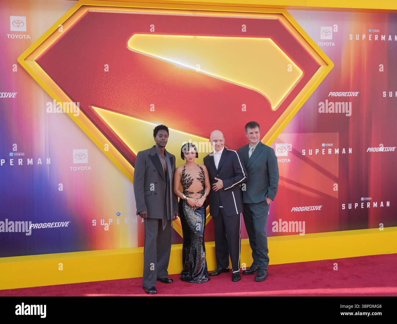 Los Angeles, USA. 07th July, 2025. (L-R) Edi Gathegi, Isabela Merced ...