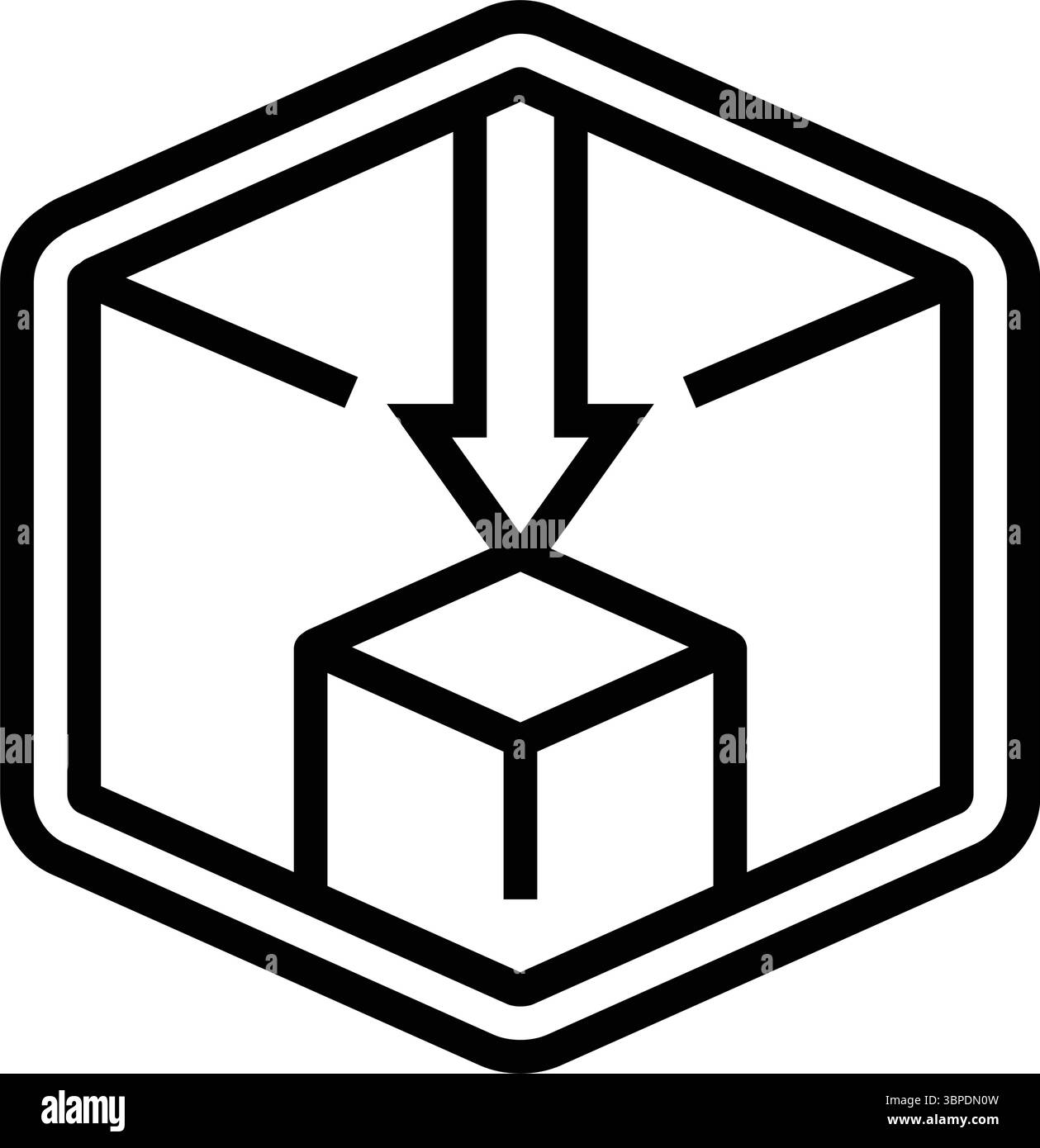 compact size line icon vector illustration Stock Vector Image & Art - Alamy