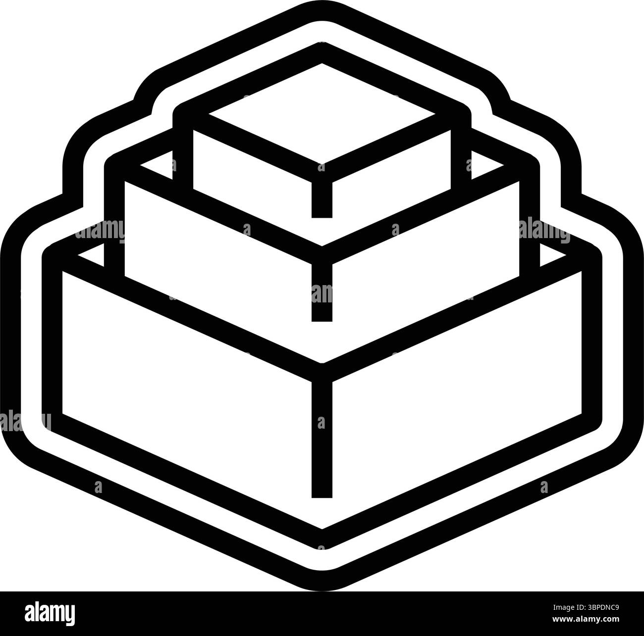 stackable design line icon vector illustration Stock Vector Image & Art ...