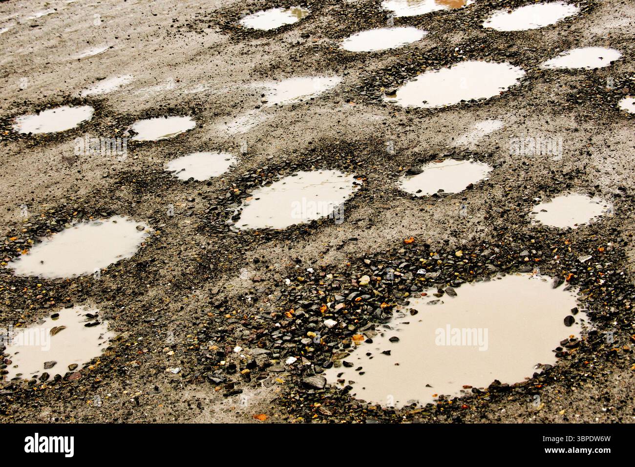 Road potholes detail hi-res stock photography and images - Alamy