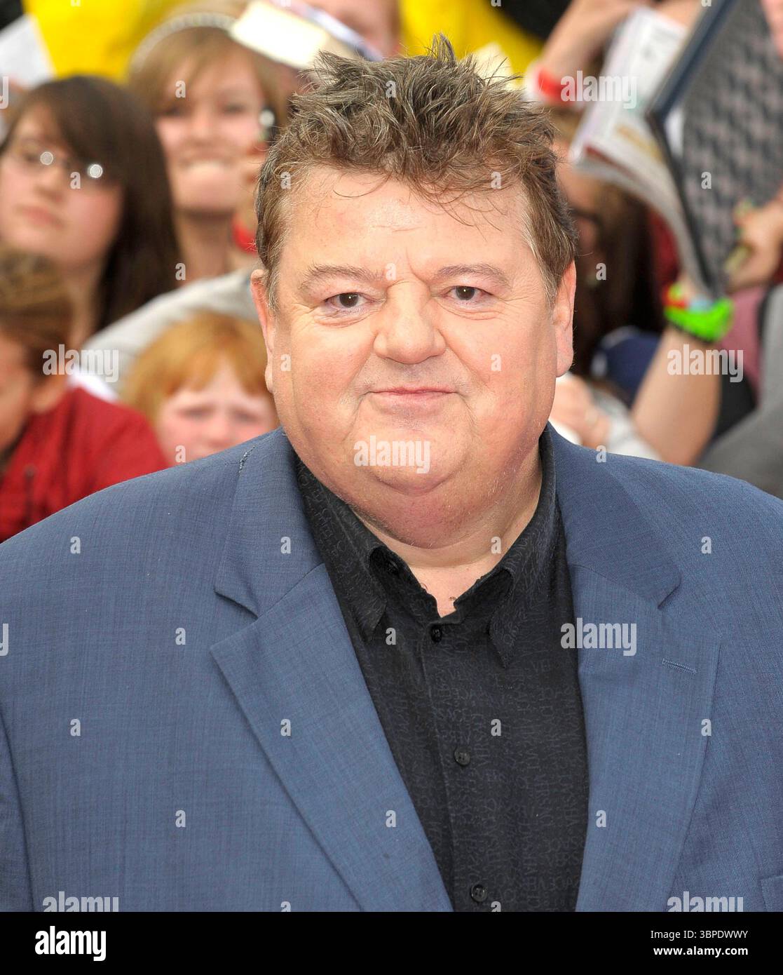 Robbie Coltrane at the World premiere of 'Harry Potter and the Deathly ...