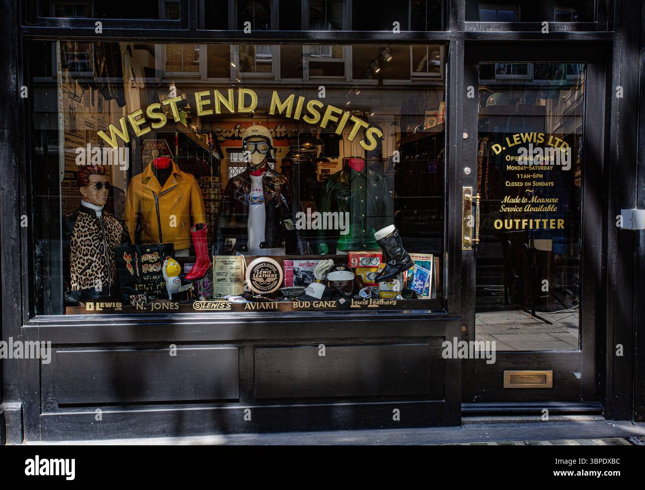Exterior of Lewis Leathers Britain's oldest motorcycle clothing company ...