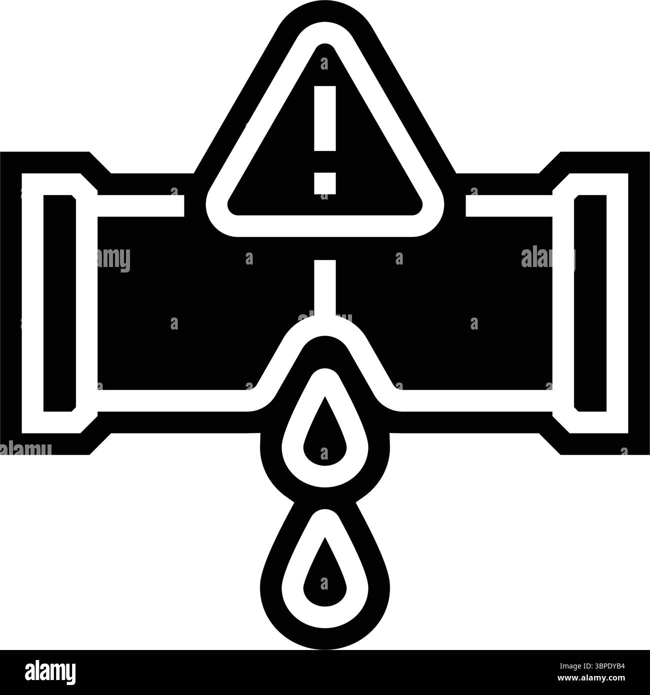 leak detection system glyph icon vector illustration Stock Vector Image ...