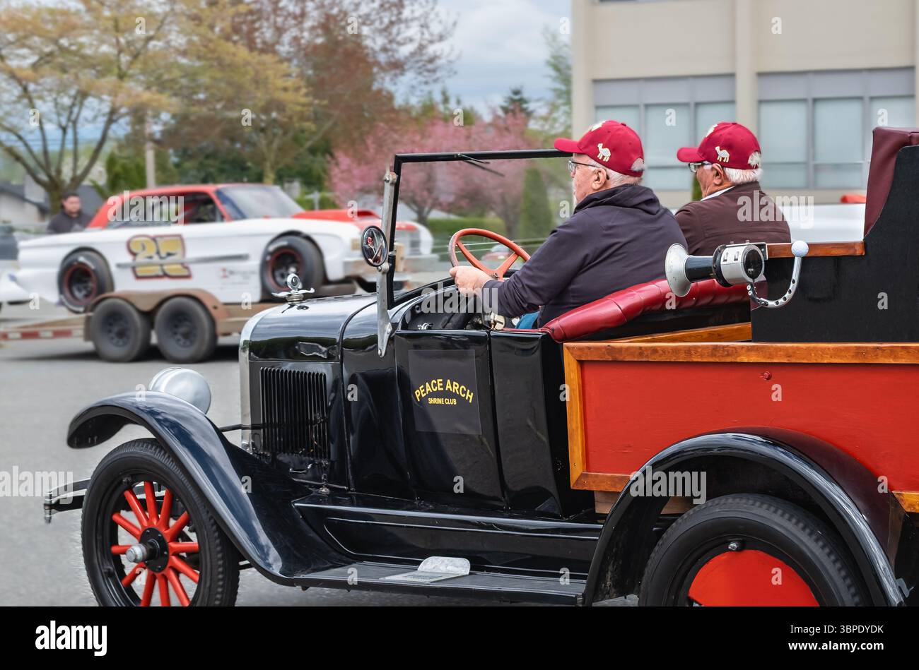 Pensioners sports car hi-res stock photography and images - Alamy