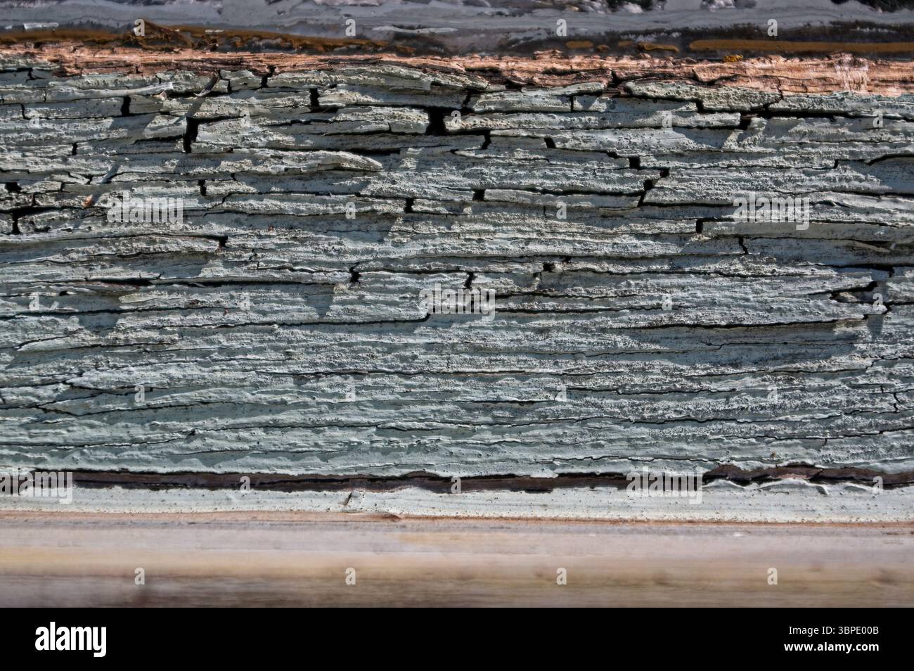 Old paint cracking on window sill Stock Photo - Alamy