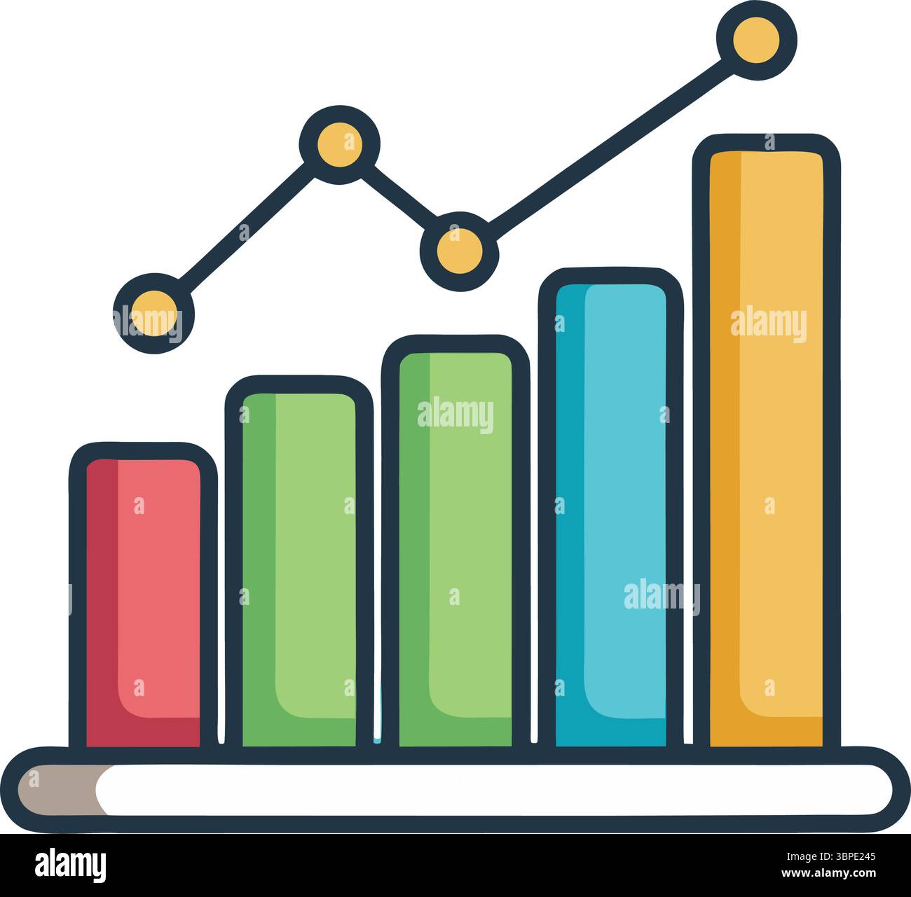 Sales Growth Analytics Chart Business Performance Data Visualization ...