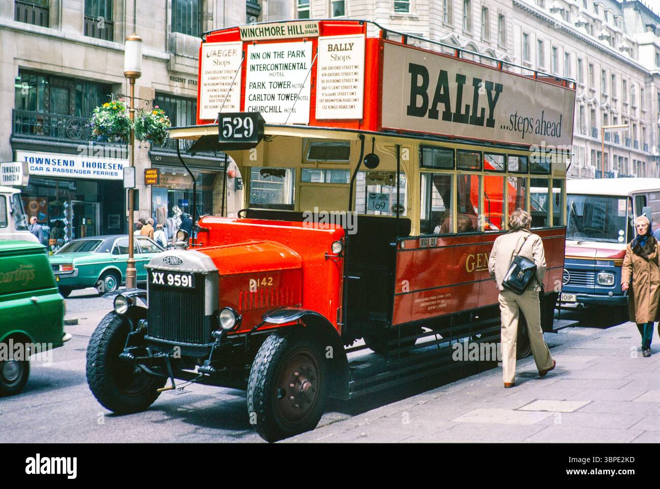Historic bus built 1925, preserved Dennis AEC NS-type bus, NS1995 fleet ...